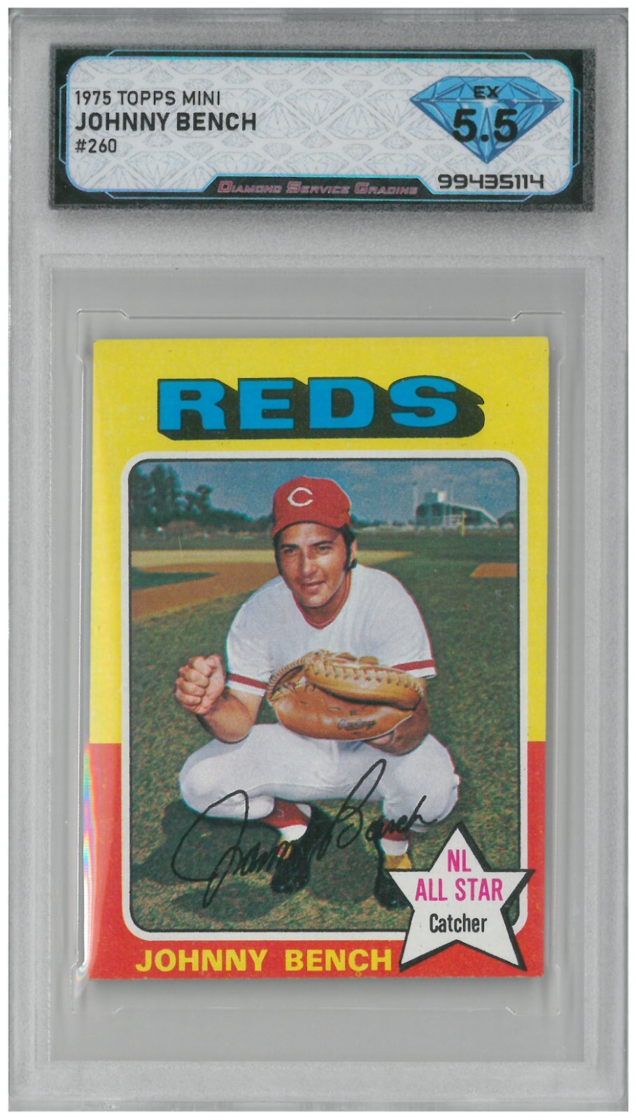 1975 Topps Mini - Johnny Bench #260 for sale online | eBay