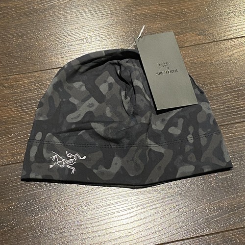 NWT Arc’teryx Rho Toque Print Size L/XL Black Grottoflage Brand New ...