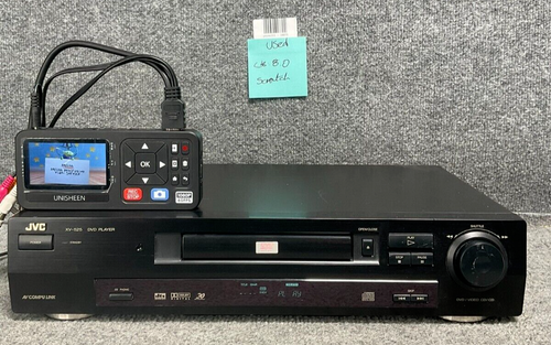 JVC CD/DVD Player XV-525BK Dolby Digital AV Compu Link DVD-Video 3D ...