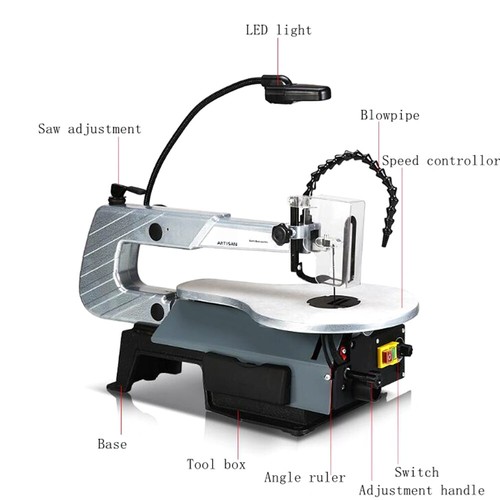220V Adjustable Deflection Woodworking Dust-free Electric Bench Jig ...