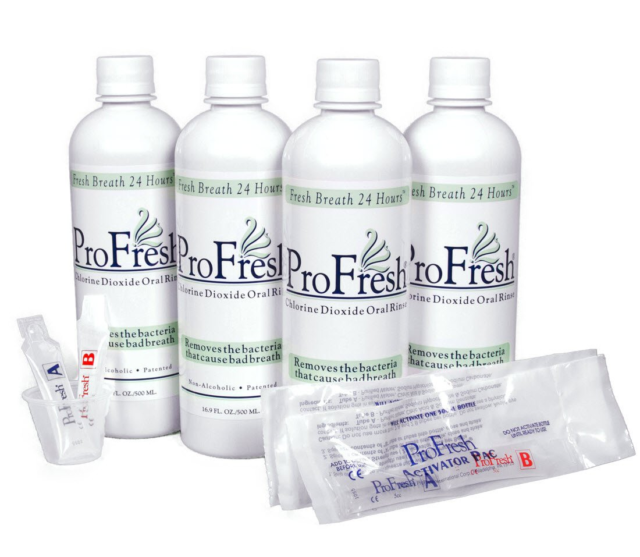 ProFresh Oral Rinse 2 Month Maintenance Kit with Activator Pacs - 4 ...