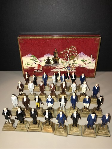 1963 Jajaco Presidents of the U.S.A Figures in Oriental Tin | eBay