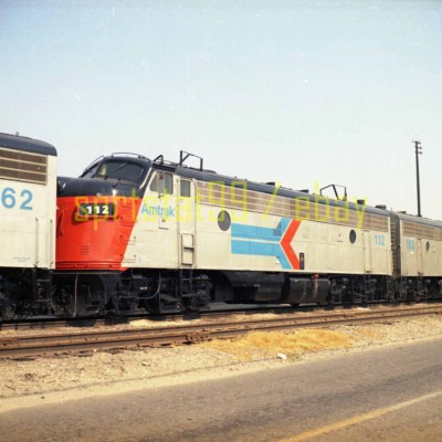 1974 AMTK Amtrak EMD FP7 Locomotive #112 in Los Angeles CA - Railroad ...