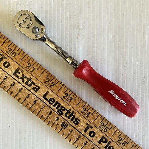 Snap On 1/4" Drive THLD72 Classic Red Hard Handle Ratchet | eBay
