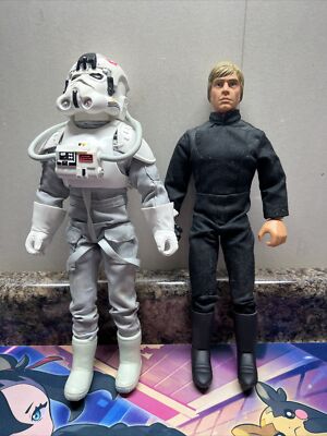 Hasbro 97-98 Star Wars Figure Luke Skywalker Atat Driver Stormtrooper ...
