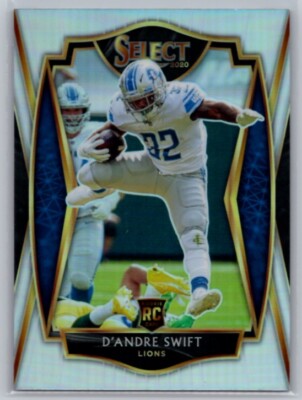 2020 Panini Select 151 D'Andre Swift Silver Prizm Rookie RC QTY | eBay