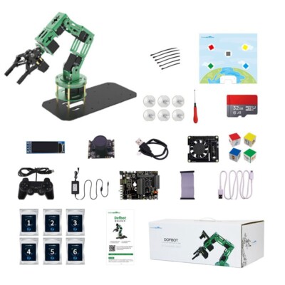 DOFBOT AI Vision Robotic Arm 6 Axis Robot Arm Assembled With ROS NO ...