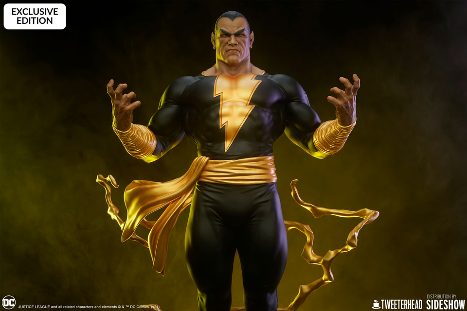 Sideshow Black Adam Maquette Exclusive no. 907997, 205 of 230. | eBay