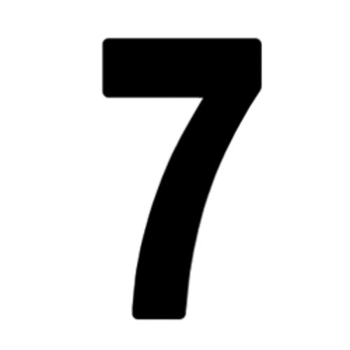 Factory Effex 8" Pro Numbers #7 Black 3-Pack | eBay