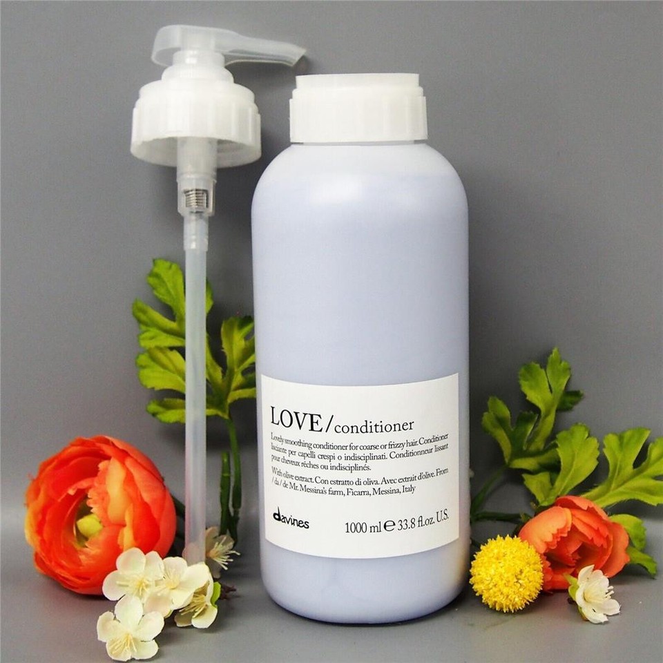 With Pump Davines LOVE Smoothing Conditioner 33.8oz / 1000ml | eBay