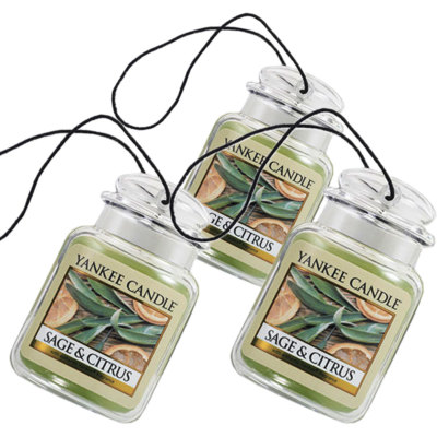 Yankee Candle Car Jar Ultimate Odor Neutralizing Air Freshener Sage ...