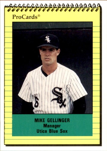 1991 Utica Blue Sox ProCards #3257 Mike Gellinger Palatine Illinois IL ...
