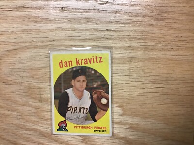 1959 Topps Baseball Dan Kravitz Pittsburgh Pirates Card #536 | eBay
