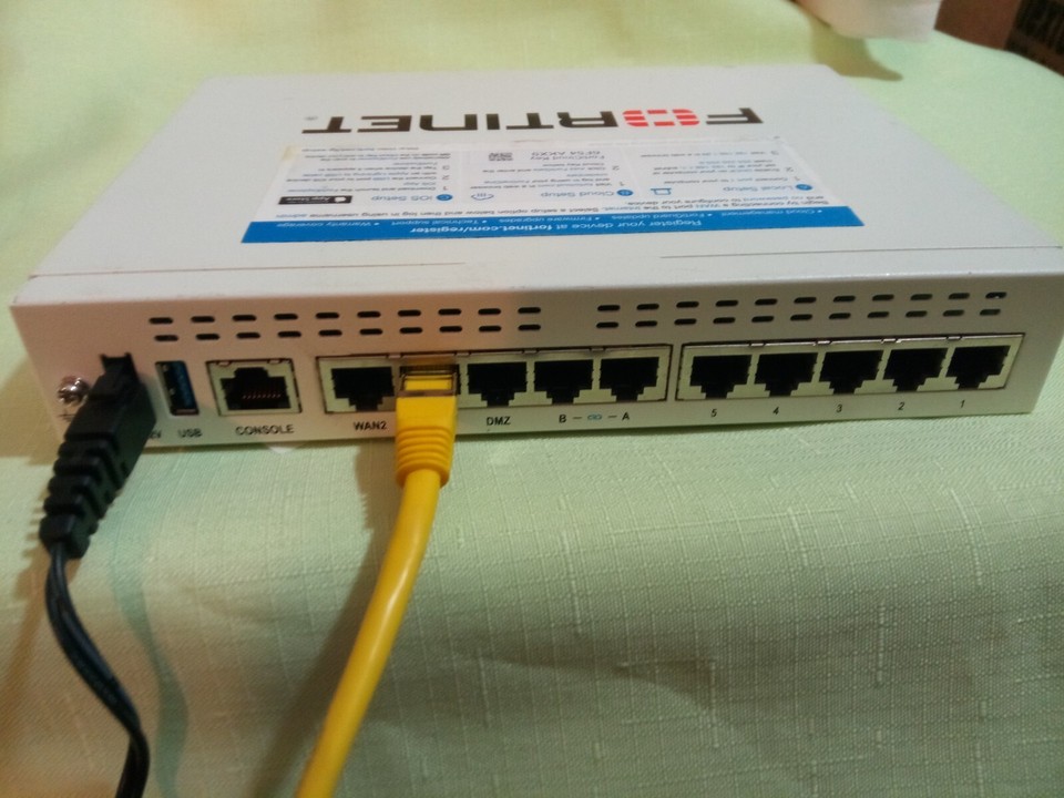 Fortinet Fortigate FG-61F Firewall Security Appliance W/POWER ADAPTER ...