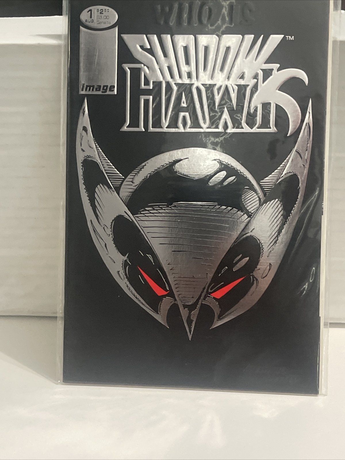 Image Comic Book Shadowhawk #1 August 1992 VF/NM Silver Foil Cover ...