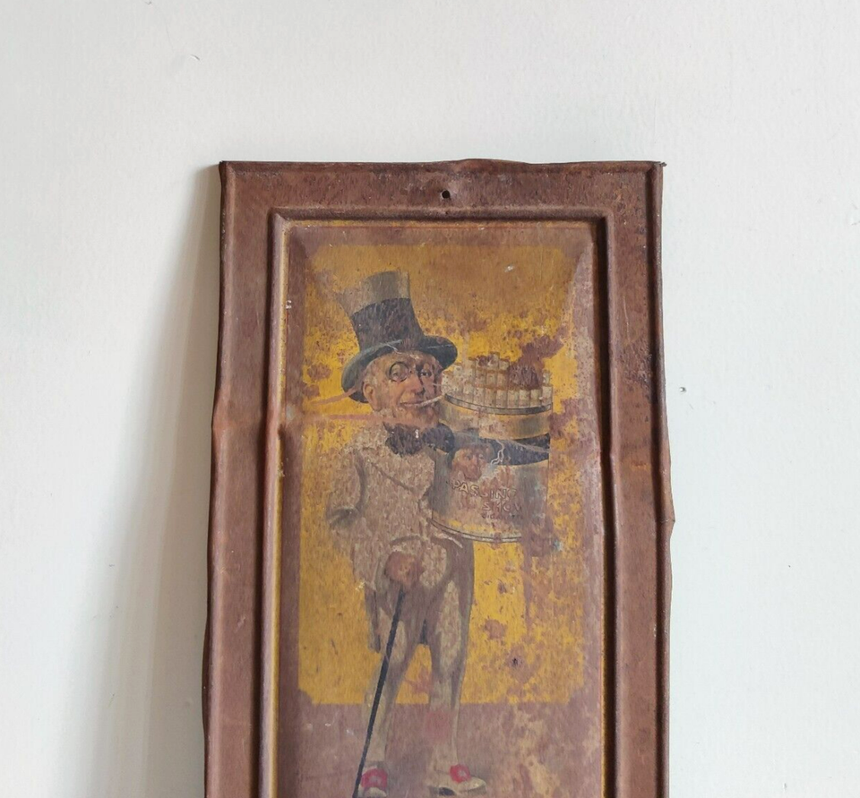 Vintage Passing Show Cigarette Advertising Tin Sign Board Old ...