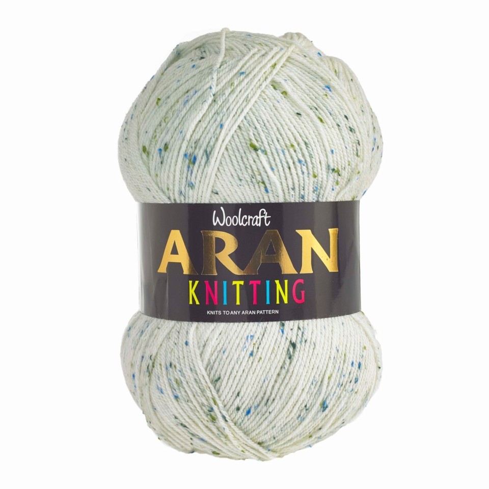 Aran Wool Woolcraft Aran 400g Knitting Yarn, Acrylic Or Wool Mix 40 ...