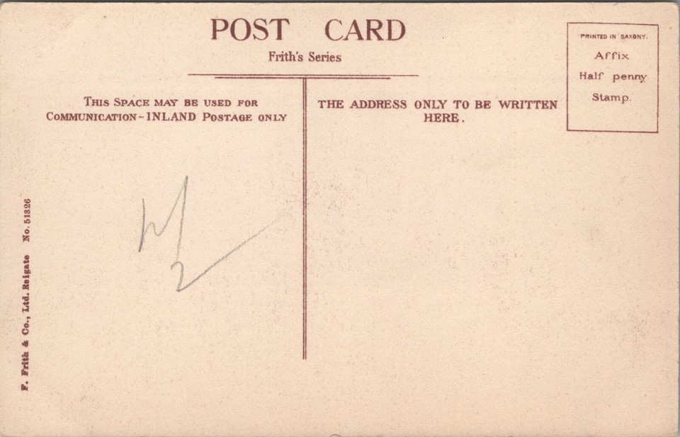 Sherborne Dorset England Frith's Series 1904 Postcard Divided Back ...