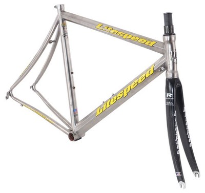 Litespeed Vortex Titanium Road Bike Frameset 55cm QR 700c USA Made 6Al ...