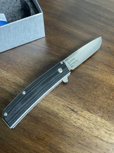 Benchmade Tengu Flipper Knife - 20CV, First Production, Tanto Blade ...