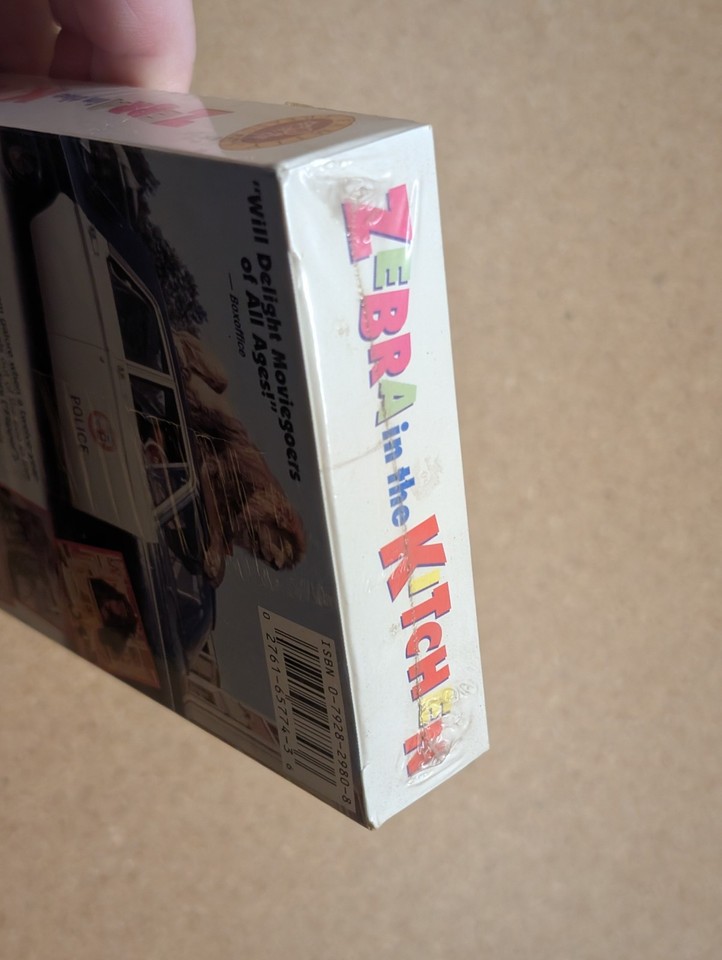 Vintage Zebra In the Kitchen VHS Video NEW SEALED MGM/UA 1965 1996 ...