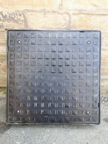 POLYPIPE 460MM SQUARE POLYPROPYLENE COVER & FRAME - UG510 | eBay UK