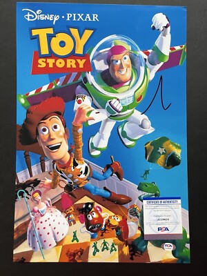 tim allen signed autographed 12 x 18 poster psa cert coa toy story buzz ...