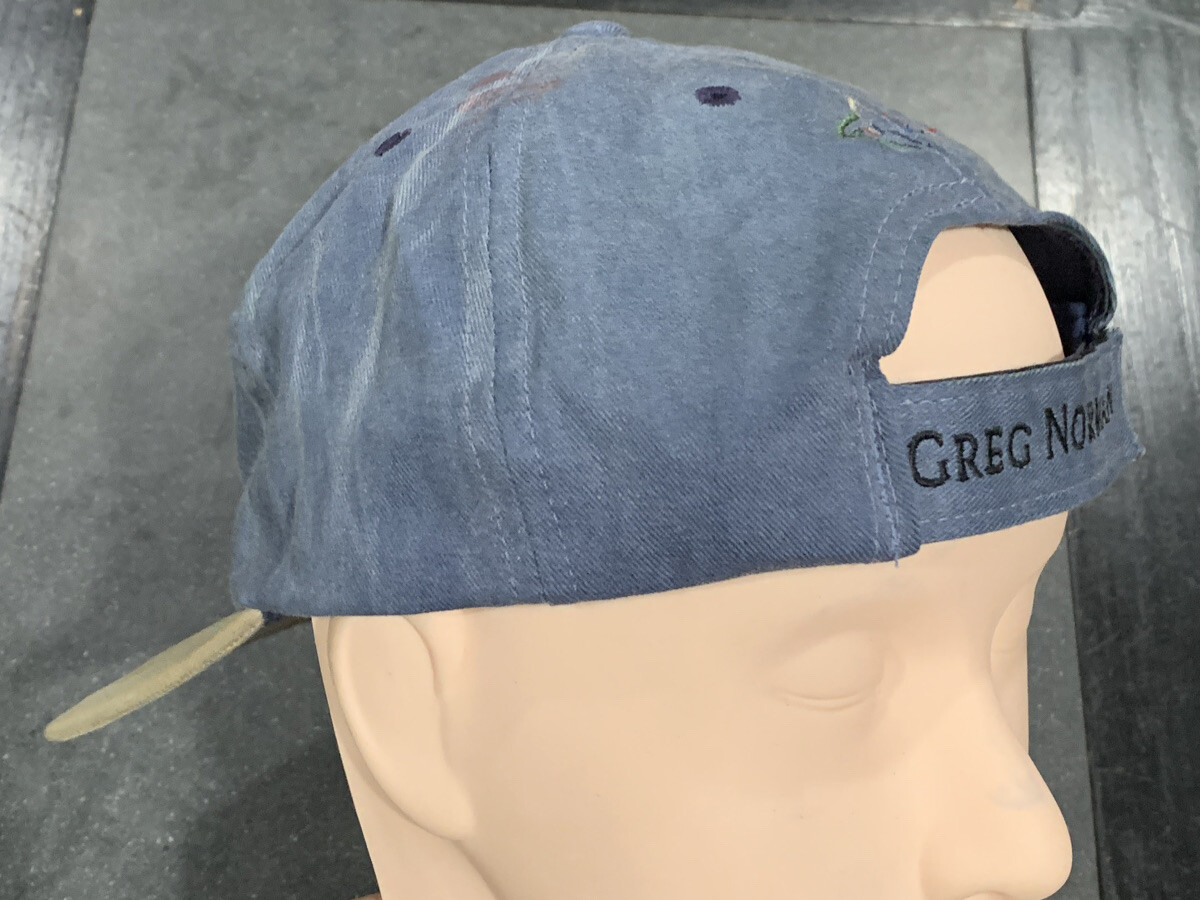 Vintage Denim Greg Norman Golf Hat Adjustable Basebal… - Gem