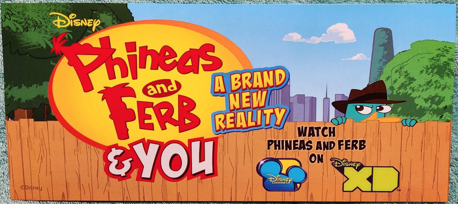 Phineas And Ferb & You A Brand New Reality Downtown Disney Super Rare ...