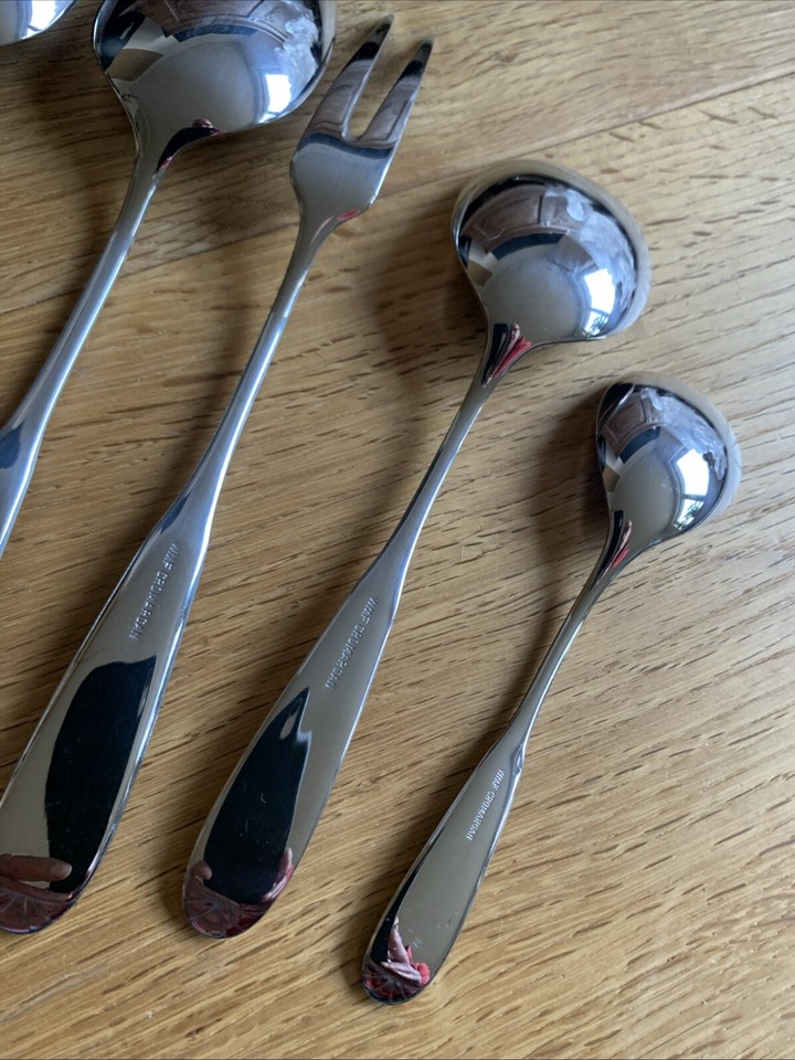 WMF Prisma Cromargan Gold Stainless Steel Cutlery 10 Rug Soup, Sauce ...