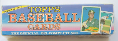1989 TOPPS BASEBALL OFFICIAL COMPLETE SET SEALED BOX | eBay