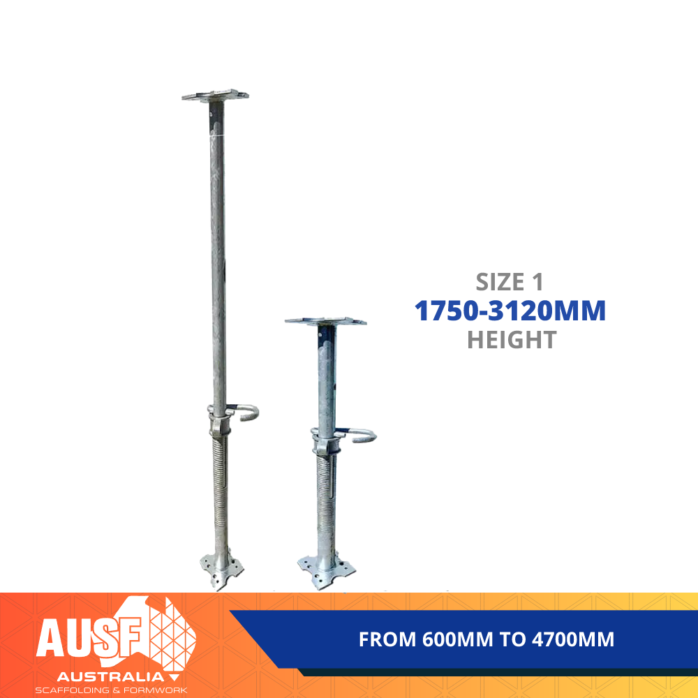 NEW Galvanized Acrow Prop Size #00 to #4 AU | Shoring Prop/ ONLINE ...