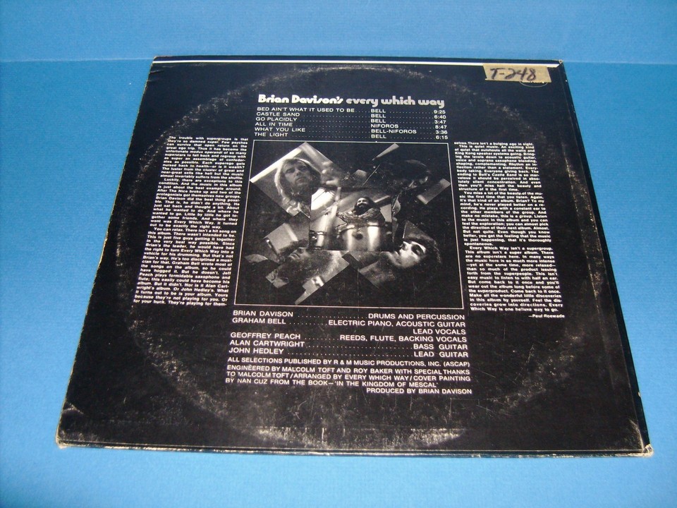 BRIAN DAVISON DAVISON'S EVERY WHICH WAY DJ PROMO WLP MERCURY LP ...