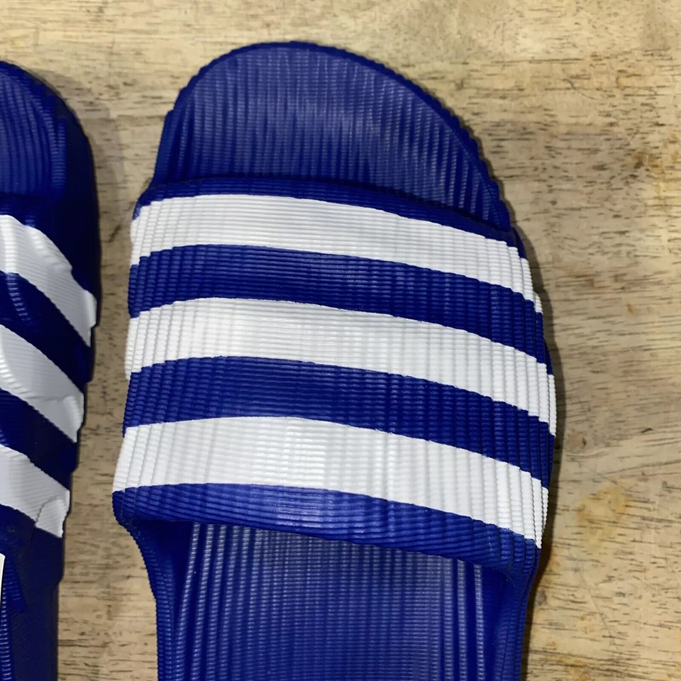 Adidas Originals Adilette 22 Slides (IF3667) Topograph Stripes Royal ...