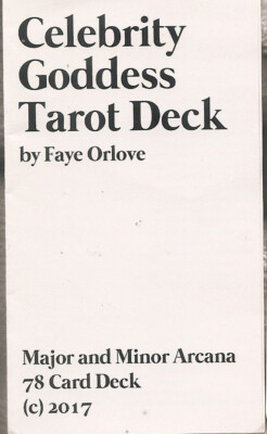 Celebrity Goddess Tarot Deck / Faye Orlove / 2017 | eBay