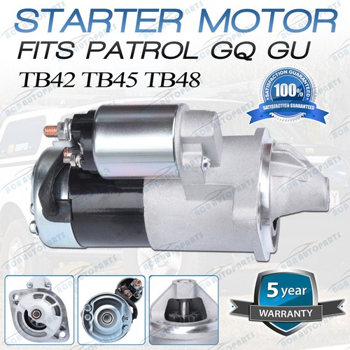 Starter Motor for Nissan Patrol GQ GU TB42 TB45 TB48 4.2L 4.5L 4.8L ...