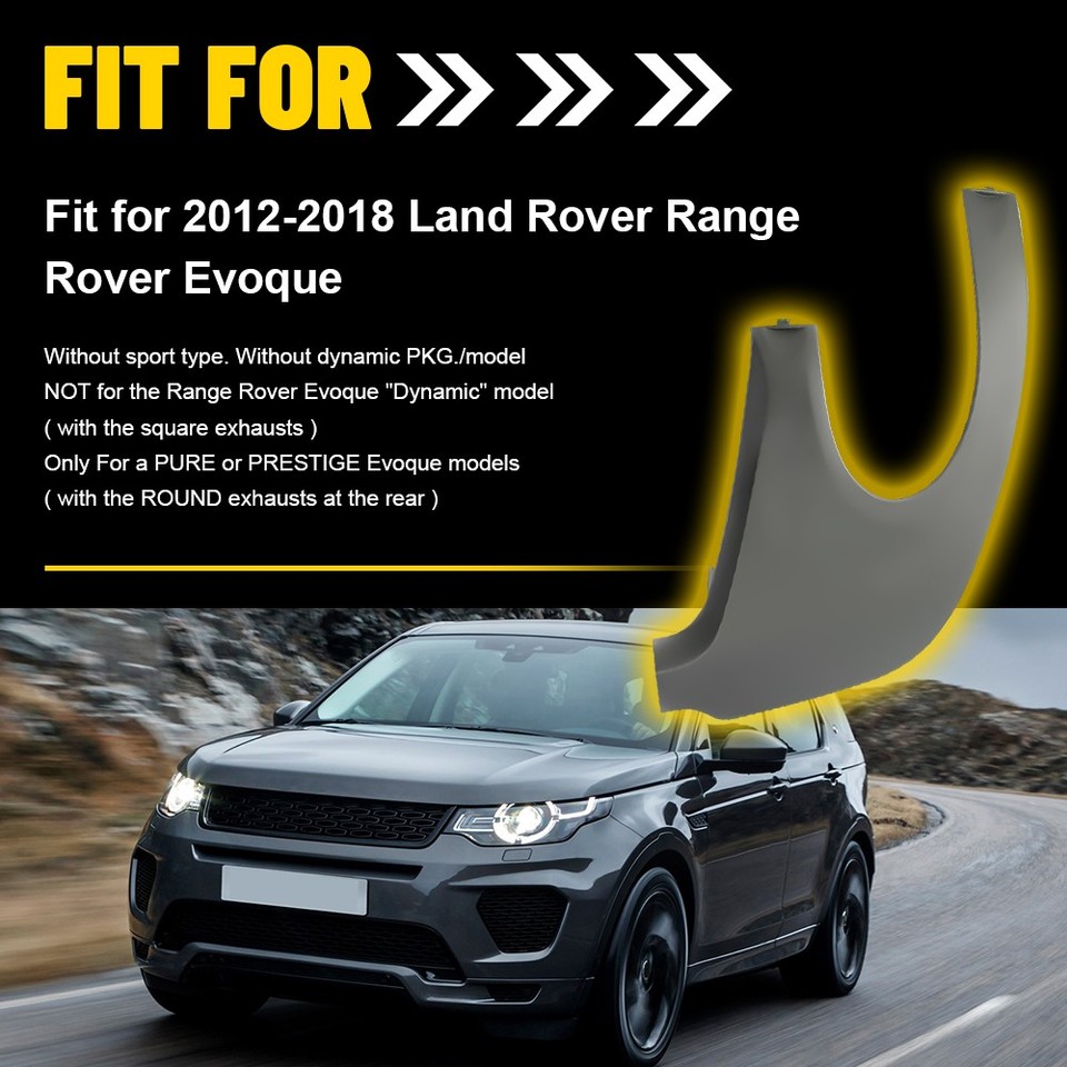 For 12-18 Range Rover Evoque Left Rear Exhaust Pipe Towing Hook Cover ...