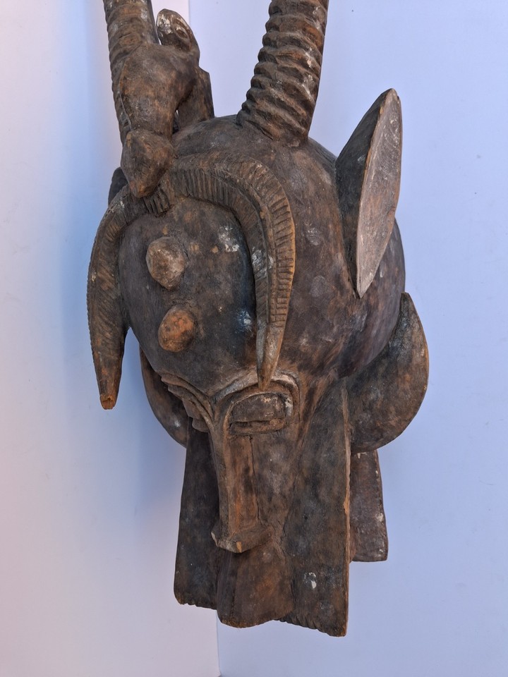 African Senufo Fire Spitter Mask African Sculpture, 1950's Jean-Pierre ...