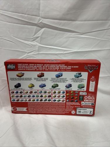 Disney Pixar Cars 10 Pack Multicolor Mini Die Cast Vehicles Set for ...