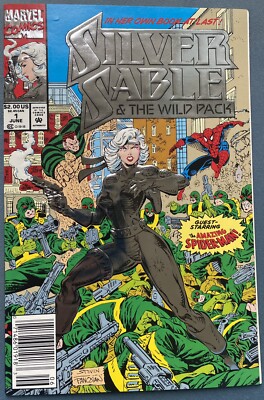Marvel Comics SILVER SABLE & The Wild Pack #1 1992 1ST PRINT NEW UNREAD ...