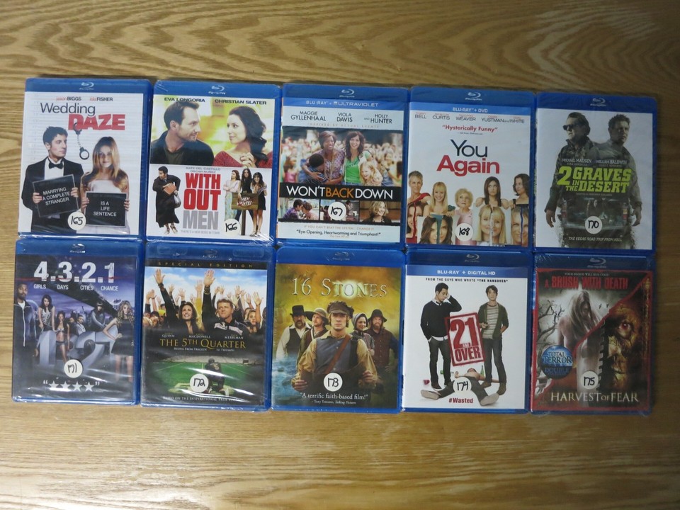 Build a Blu-ray Bundle - 4 NEW Blu-rays for $10 FREE S&H - 125+ Titles ...