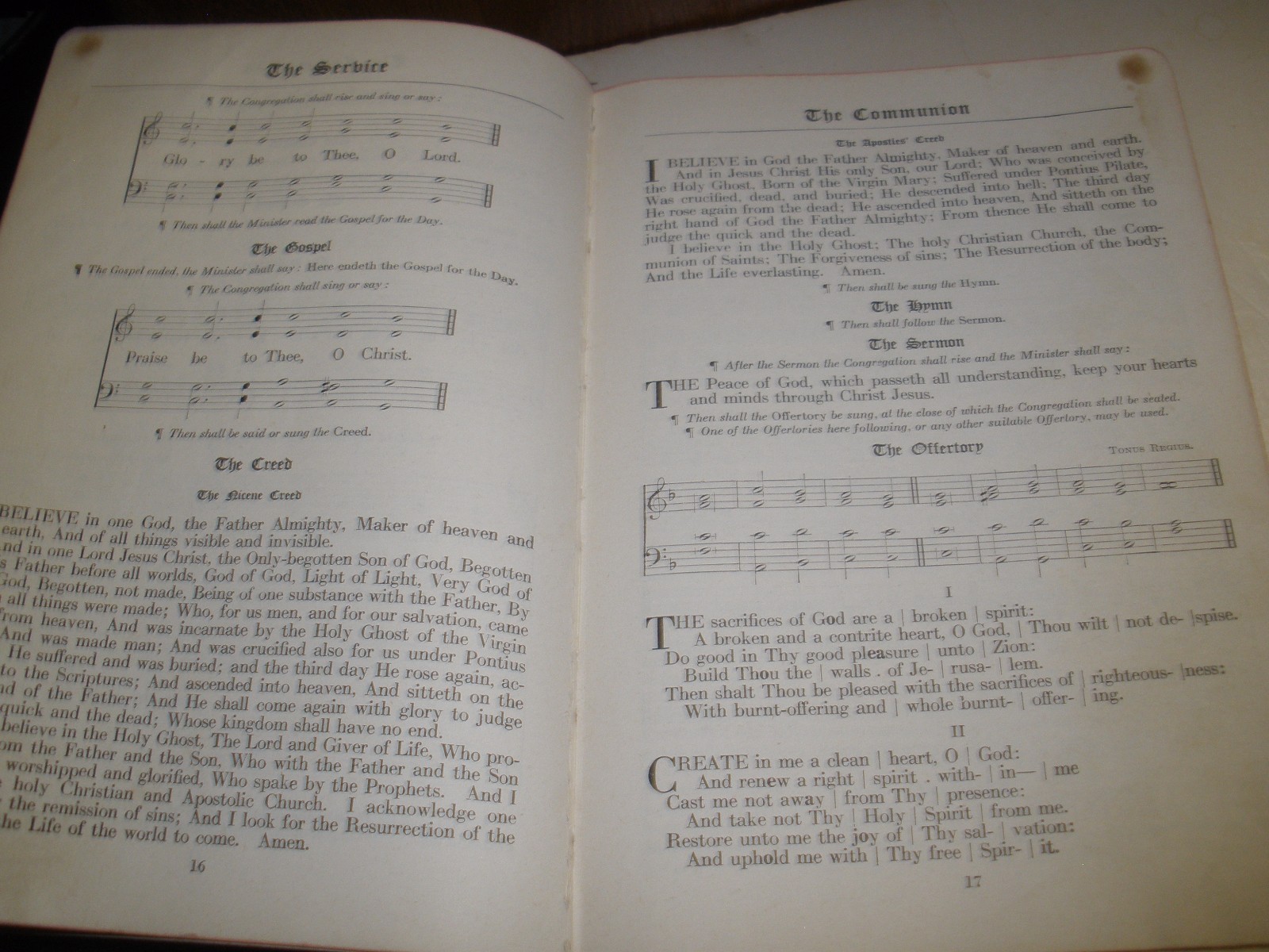 Vintage Common Service Book of the Lutheran church 1918 | eBay