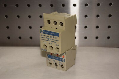 TELEMECANIQUE GV1-G04 GV1-G04-L3 MOTOR PROTECTOR CONTACT BLOCK ASSEMBLY ...