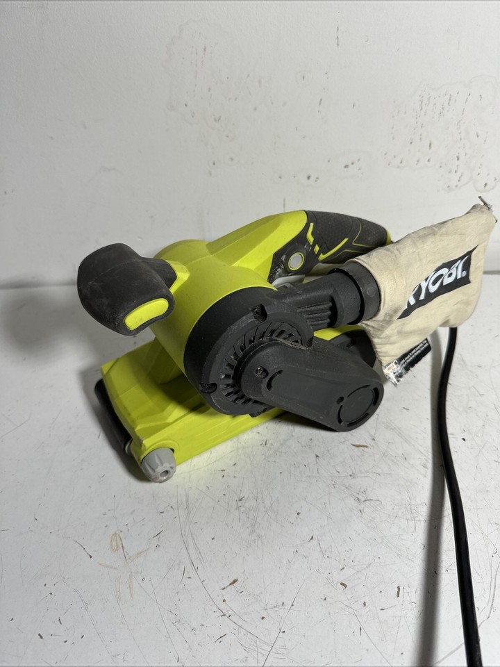 Ryobi BE319 6 Amp Portable Corded 3" x 18" Belt Sander & Dust Bag (Tool ...