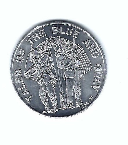 1985 CIVIL WAR CONFEDERATE STATES AMERICA CSA BLUE GRAY SOLDIER COIN ...