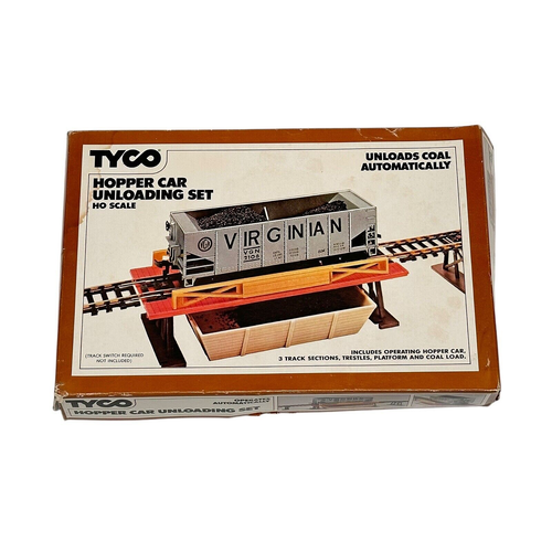 TYCO HO SCALE HOPPER CAR UNLOADING SET #862 | eBay