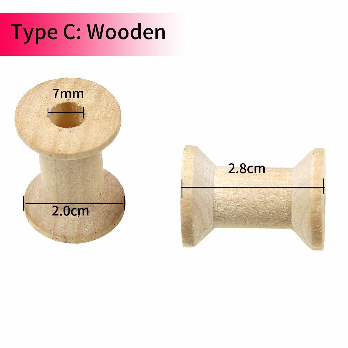 6pcs Fly Tying Plastic Empty Bobbin Spools With Buckle Cap Fly Tying ...