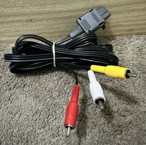 Official OEM Nintendo Audio Video AV Cable red/white/yellow SNES N64 ...