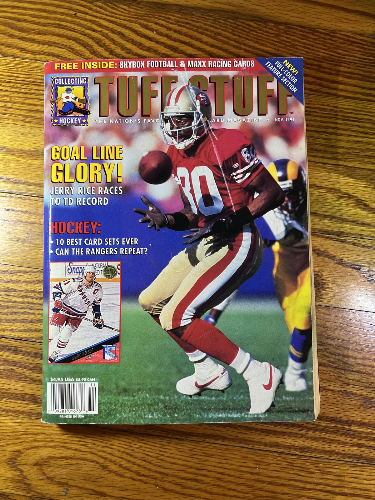 TUFF STUFF Magazine & Price Guide November 1994 Jerry Rice San ...