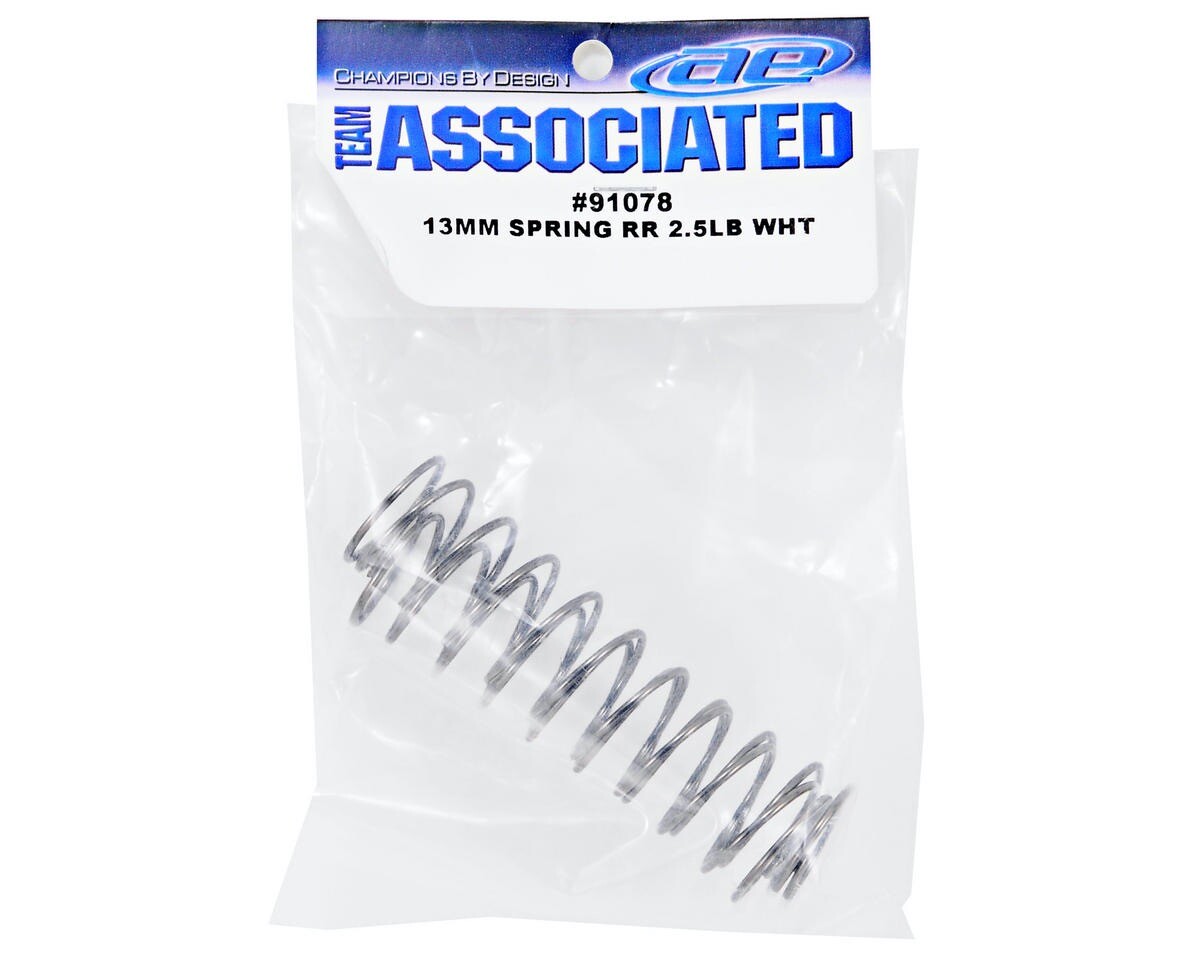 Team Associated 13mm Springs rear 2.5 lb white ASC91078 SC10 4x4, | eBay